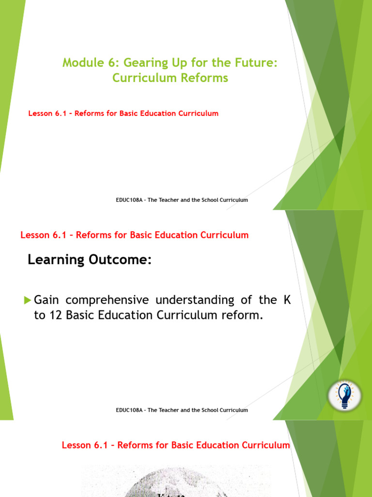 Curriculum Reforms for Basic Education | PDF | Curriculum | Learning