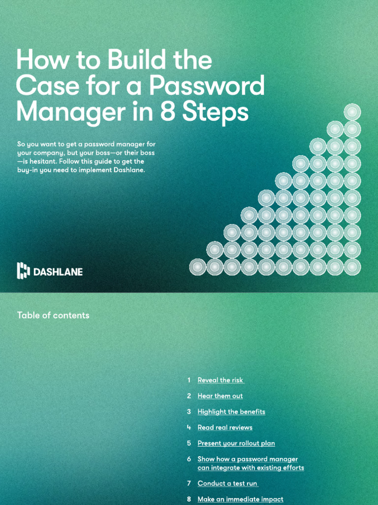 Howtobuildcaseforpasswordmanager Refrsh Pdf Password Security