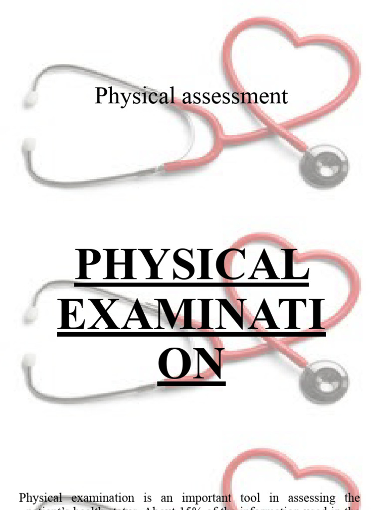 Physical Assessment | Download Free PDF | Physical Examination | Hand