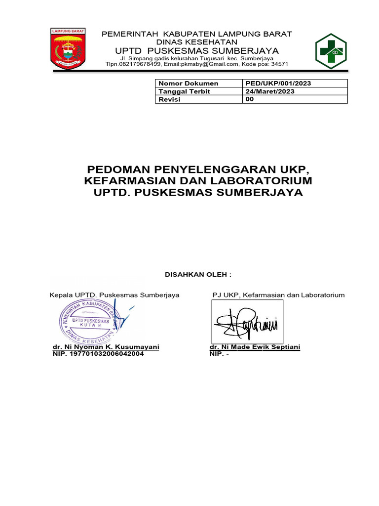 Pedoman Ukp | PDF