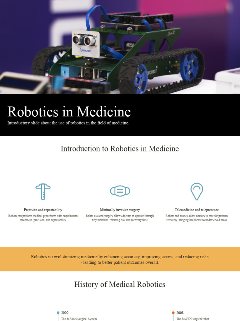 Robotics Transforming Modern Medicine | PDF | Surgery | Health Care