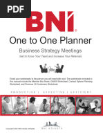 BNI 1-2-1 - Bio Sheet Format | PDF | Knowledge | Cognitive Science