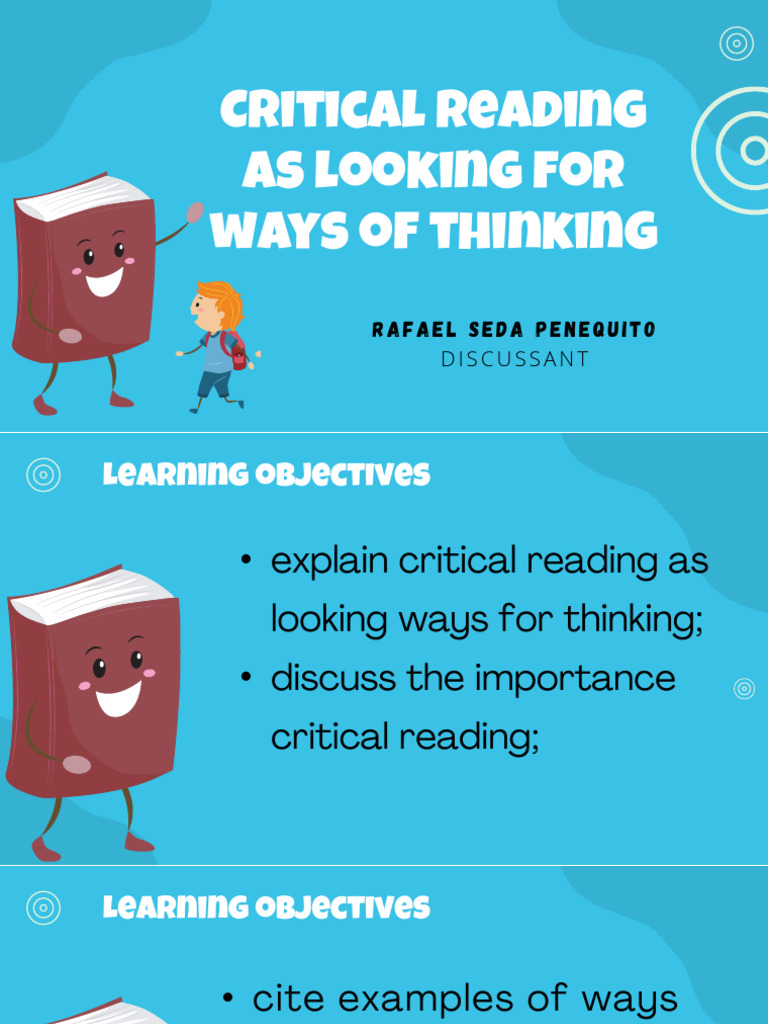 Critical Reading | PDF