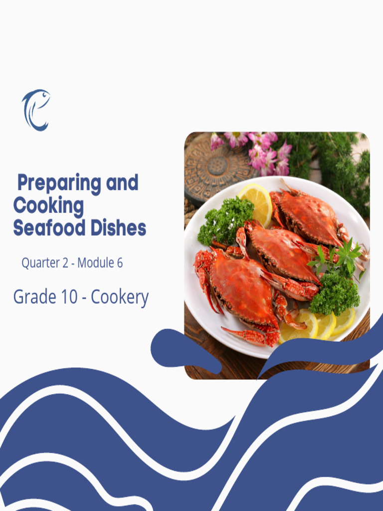 Cooking and Presenting Seafood Dishes | PDF | Seafood | Frying Pan