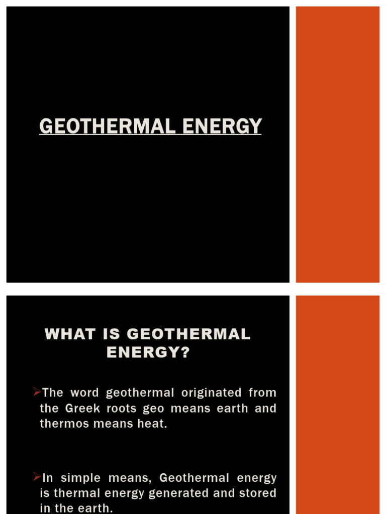 Understanding Geothermal Energy Basics | PDF