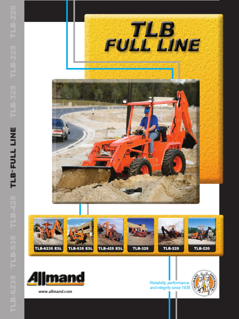 Allmand TLB 6235 ESL Porownanie | PDF | Loader (Equipment) | Tractor
