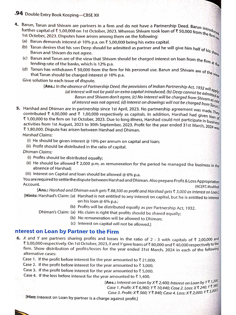 Class 12 Accounts | PDF