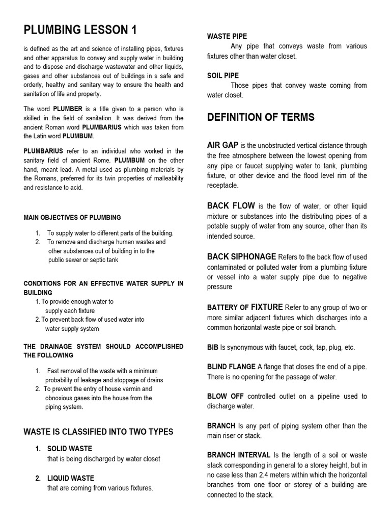 PLUMBING | PDF | Plumbing | Pump