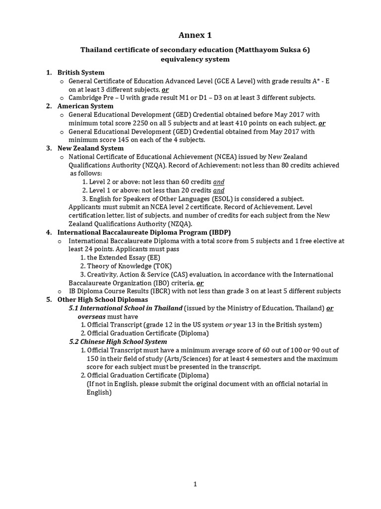 Annex_1 | PDF | Educational Assessment And Evaluation | Educational Stages