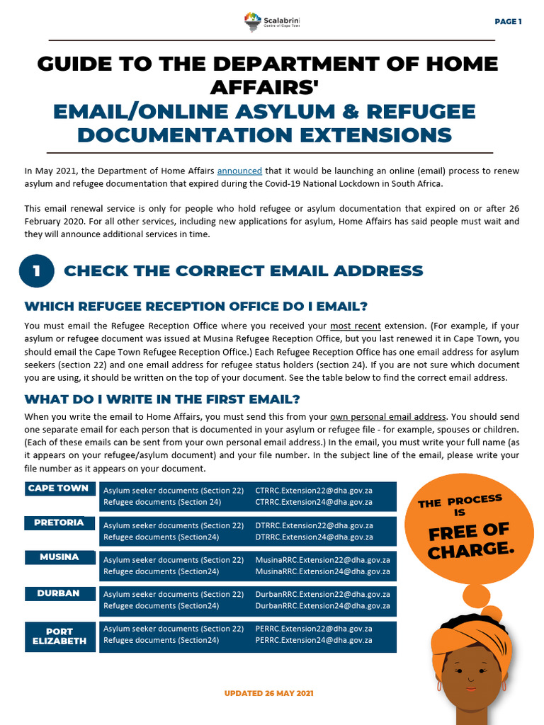 Online Asylum Refugee Extensions Infographic Scalabrini Centre Cape ...