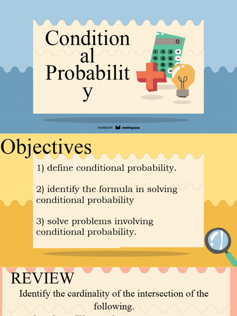 Probability Math Education Presentation in a Colorful Scrapbook Style ...