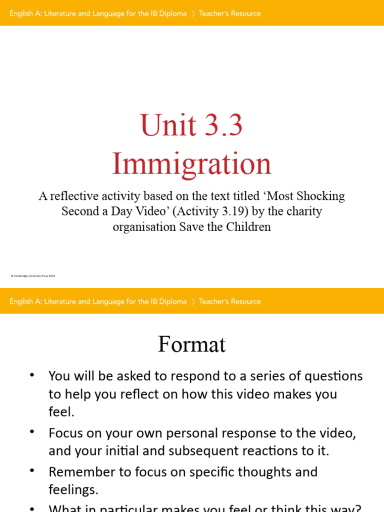 Reflecting on Immigration Video Emotions | PDF