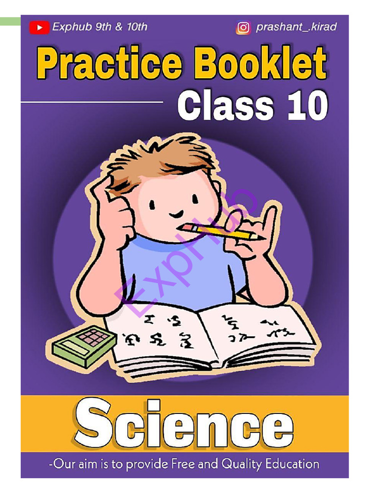 ExpHub 9th & 10th MCQ Study Guide | PDF | Hydroxide | Redox