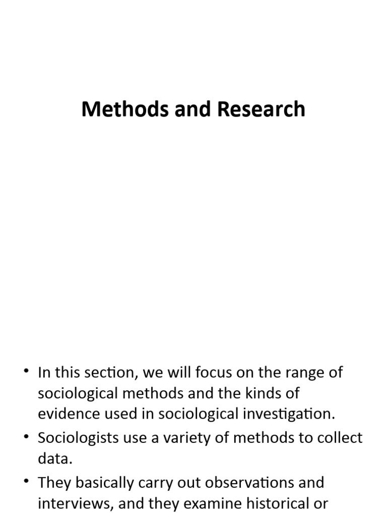 Methods and Reserach 2 | PDF | Survey Methodology | Sampling (Statistics)