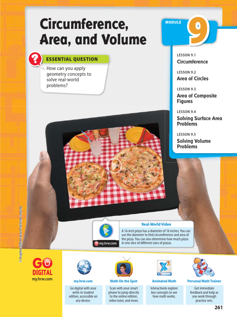 Module09 7th | PDF | Area | Circle