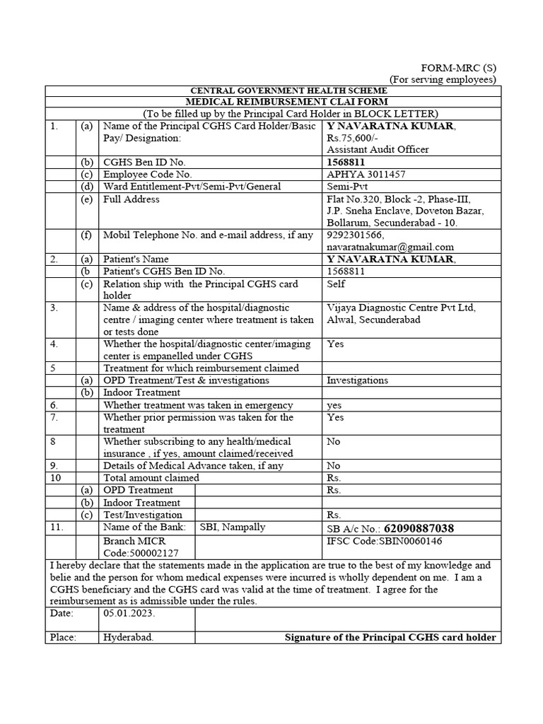 Medical Claim Form | Download Free PDF | Service Industries | Health Care