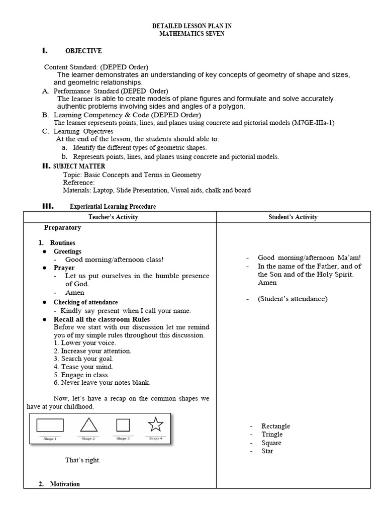 DLP in Mathematics Seven (Division of Poly) | Download Free PDF | Line ...
