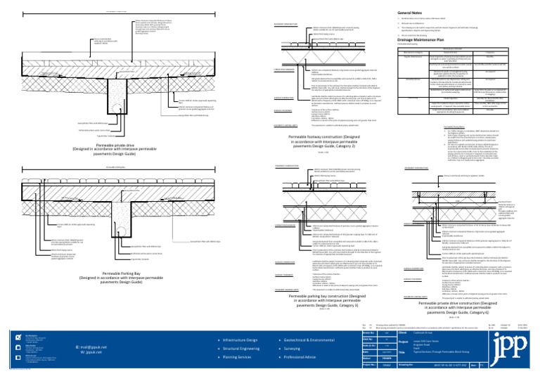 9946Z - 0657-SP-SL-DE-C-G77-452-P3 - Typical Sections Through Permeable ...