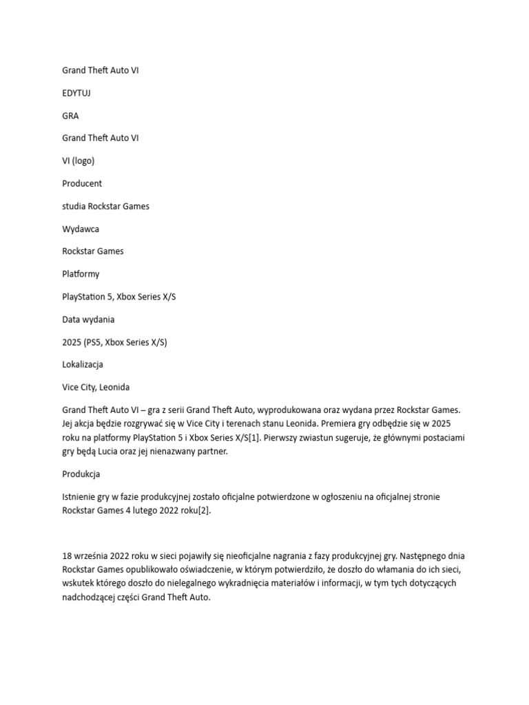 Gta 6 | PDF