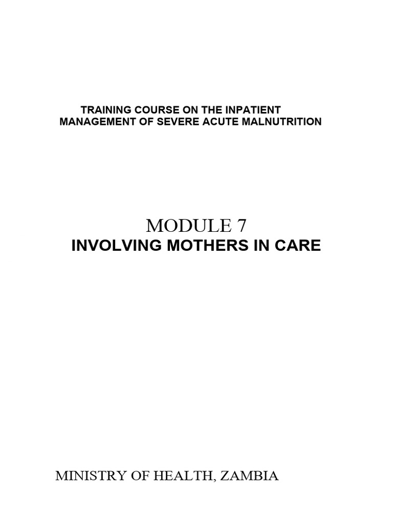 IMAM Guideline | PDF | Caregiver | Nutrients