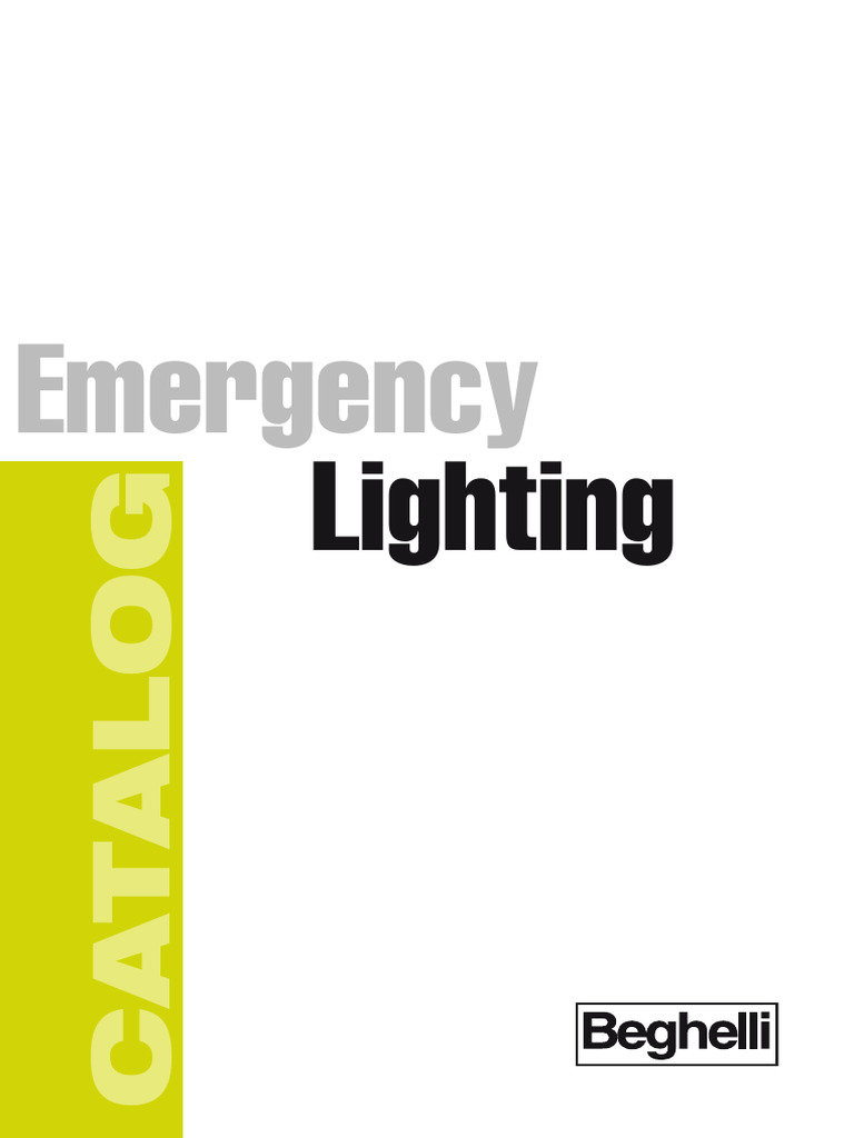 Dokumen - Tips - Emergency Lighting Catalog Beghelli Catalog en ...