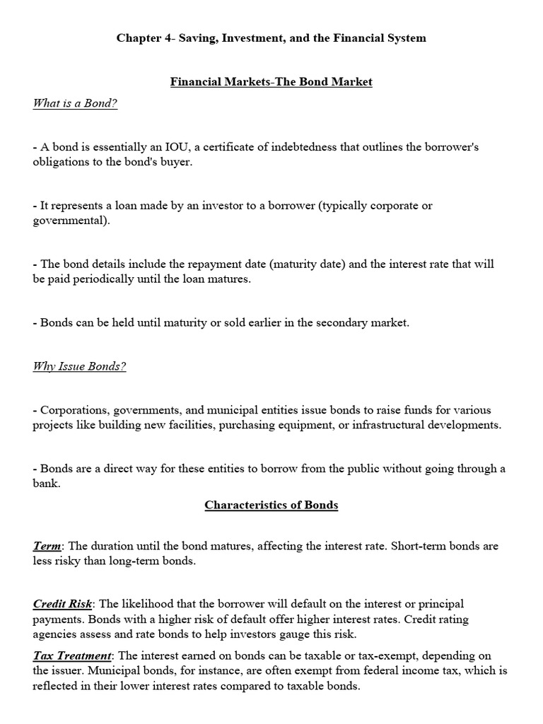 Chapter 4 | PDF | Bonds (Finance) | Interest