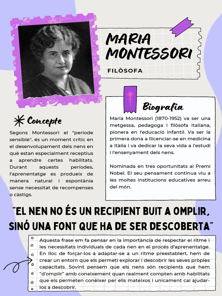 Maria Montessori | PDF