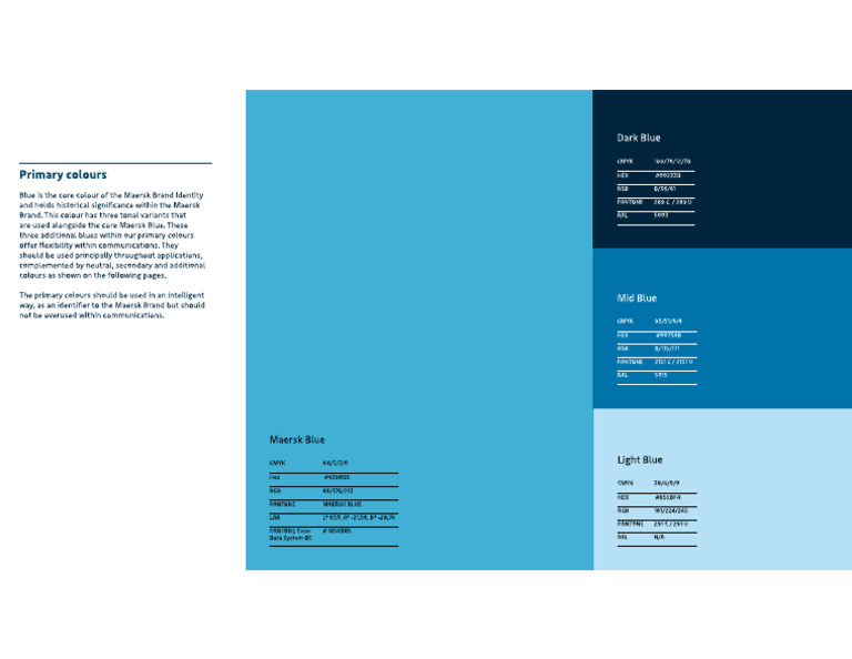 Maersk Color Book - Blue | PDF