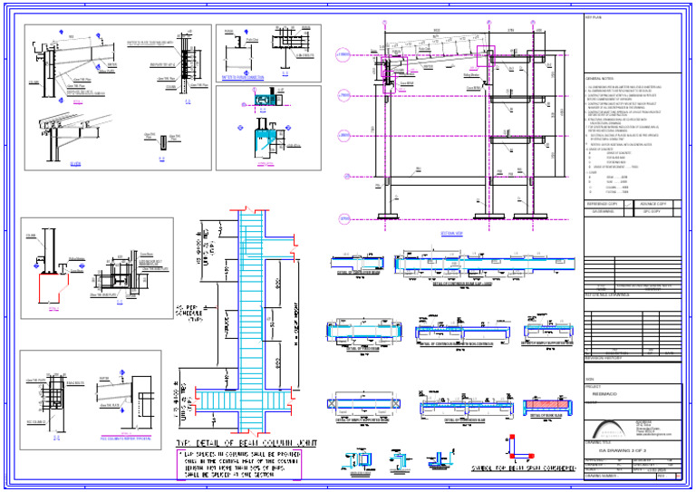 3 - Ga Drawing 3 of 3 | PDF | Building Engineering | Structural Engineering