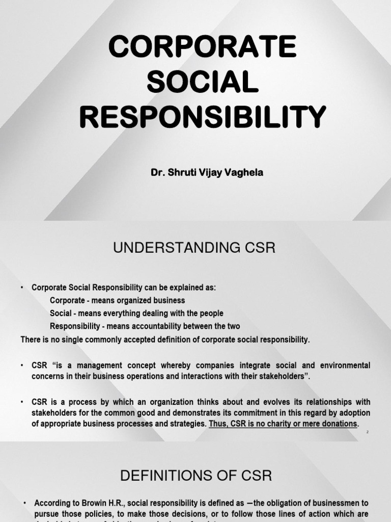 CSR (Pyramid & TBL) | PDF | Corporate Social Responsibility | Business
