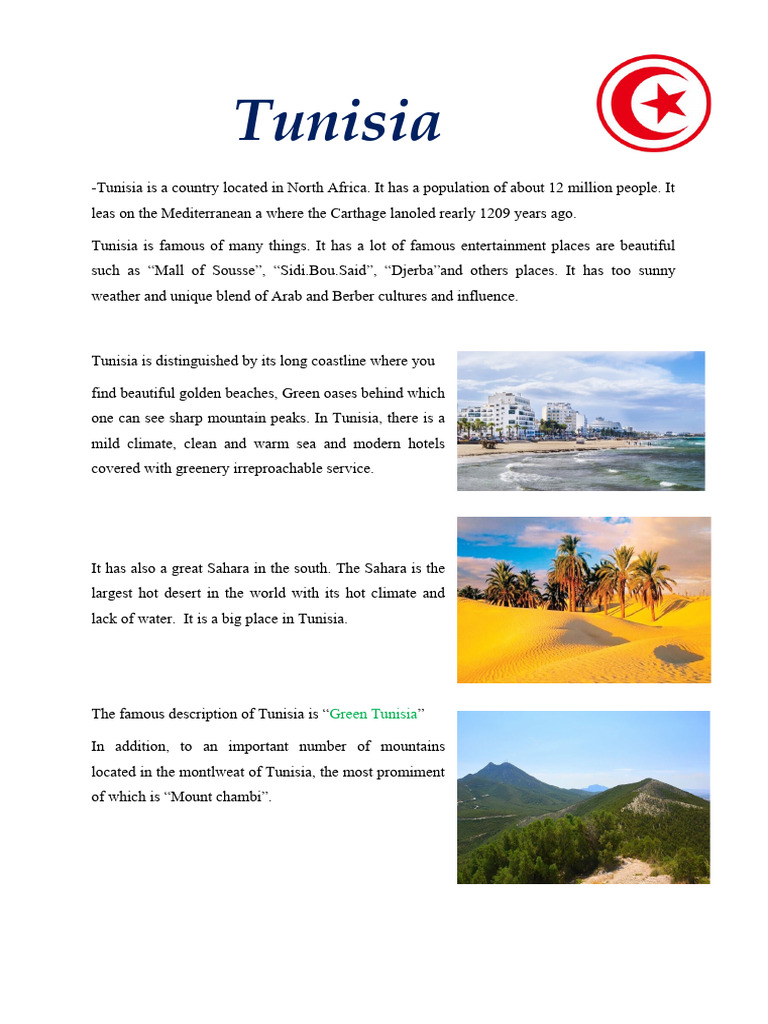 Tunisia | PDF | Tunisia | Sahara
