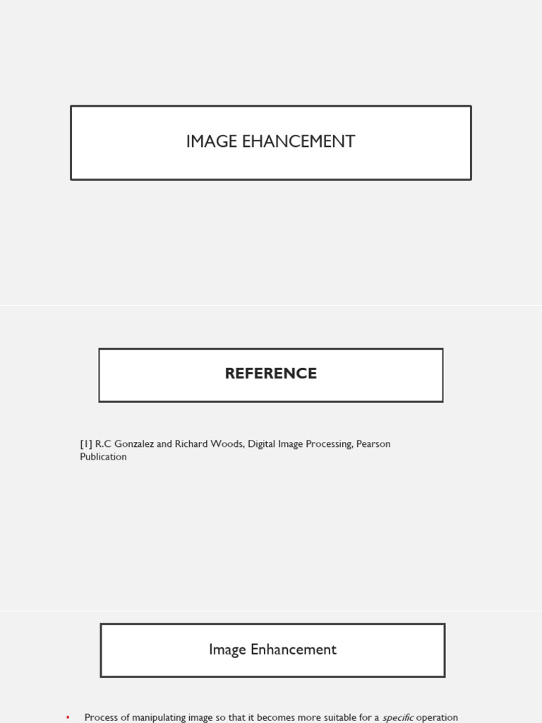 Unit - 4 Image Enhancement (Part A) | PDF | Logarithm | Digital Signal ...
