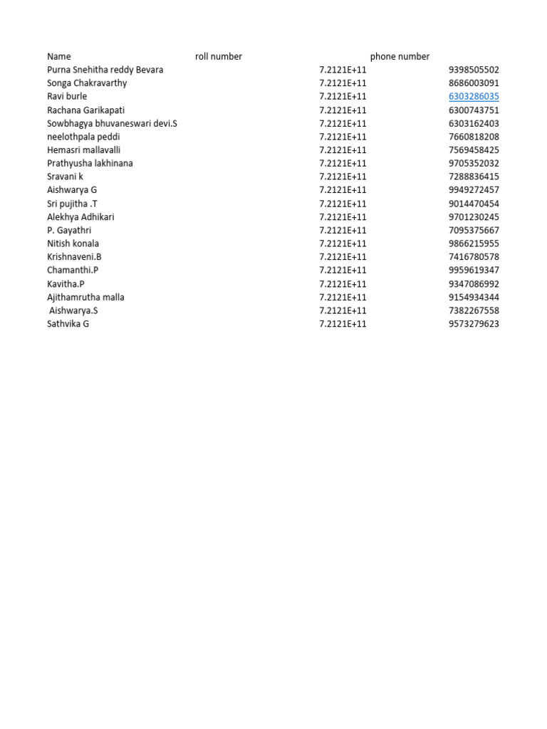 List of Email Contacts | PDF