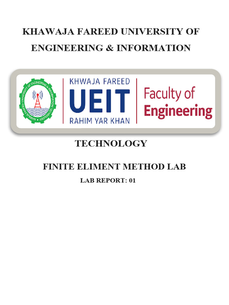 Khawaja Fareed University of Engineering | PDF | Simulation | Computer Aided Design