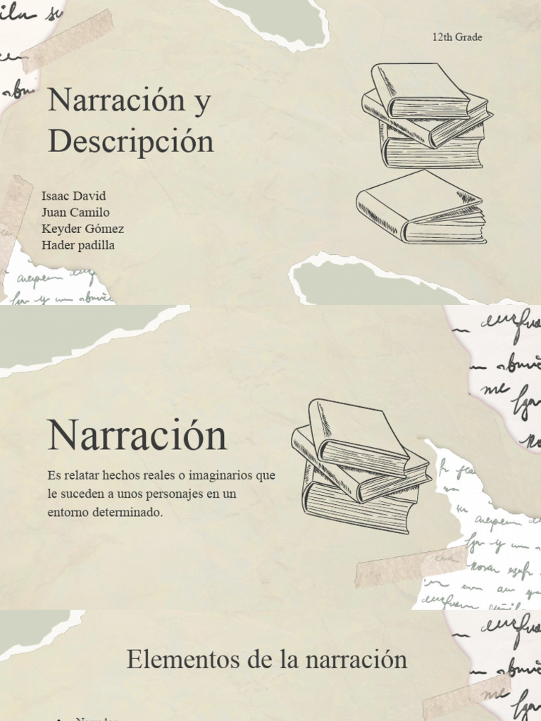 Elementos de Narración y Descripción | PDF