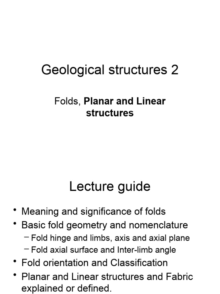 GED253 Geological Structure2a | PDF | Structural Geology | Fault (Geology)