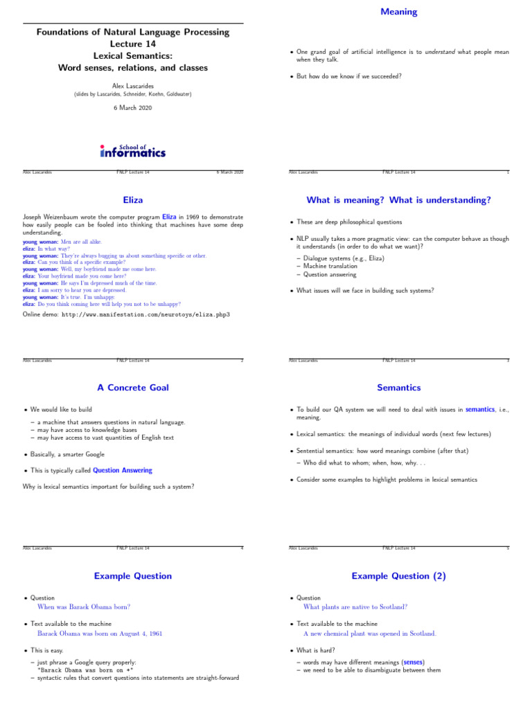 14_slides-2x2 | PDF | Linguistics | Grammar