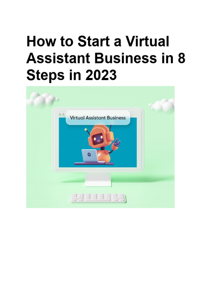 How to Start a Virtual Assistant Business in 8 Steps in 2023 | PDF ...