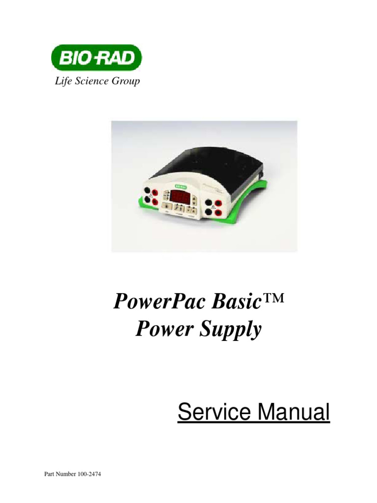 PowerPac Basic Service Manual Rev B | Download Free PDF | Rectifier ...