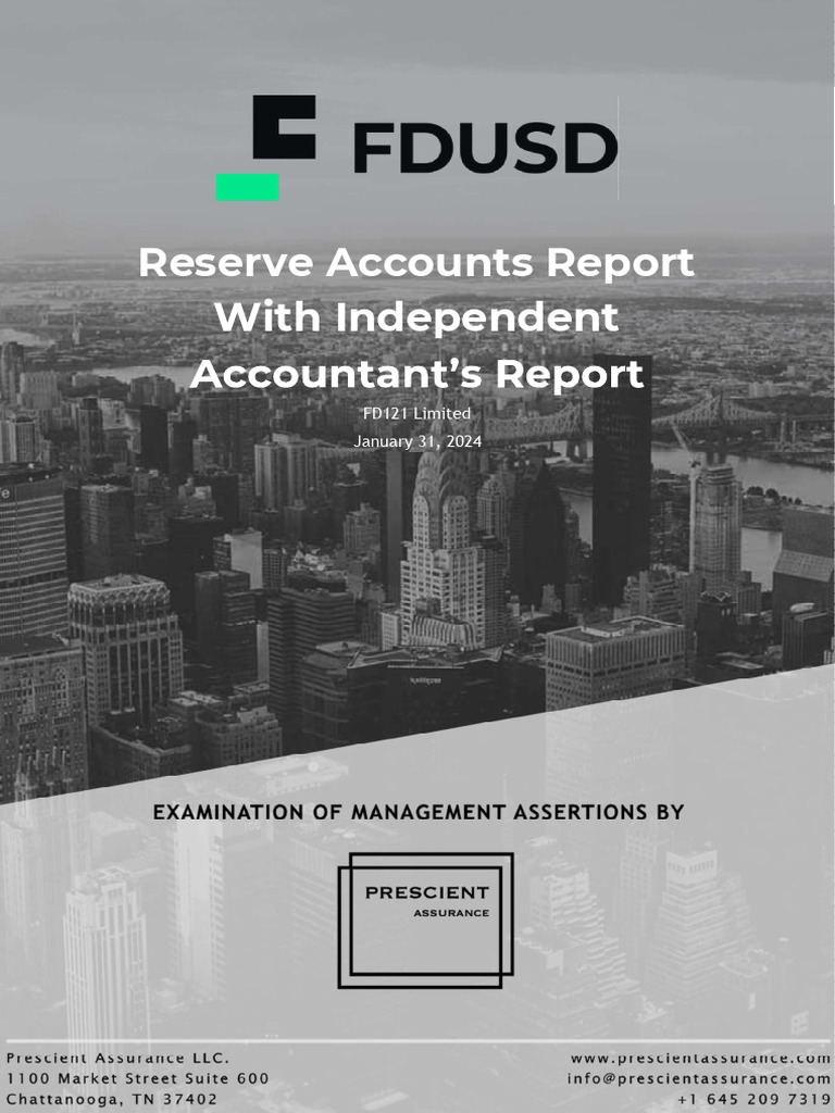 Fdusd Attestation 2024 01 31 65d2b6173dfb9 | PDF | United States ...