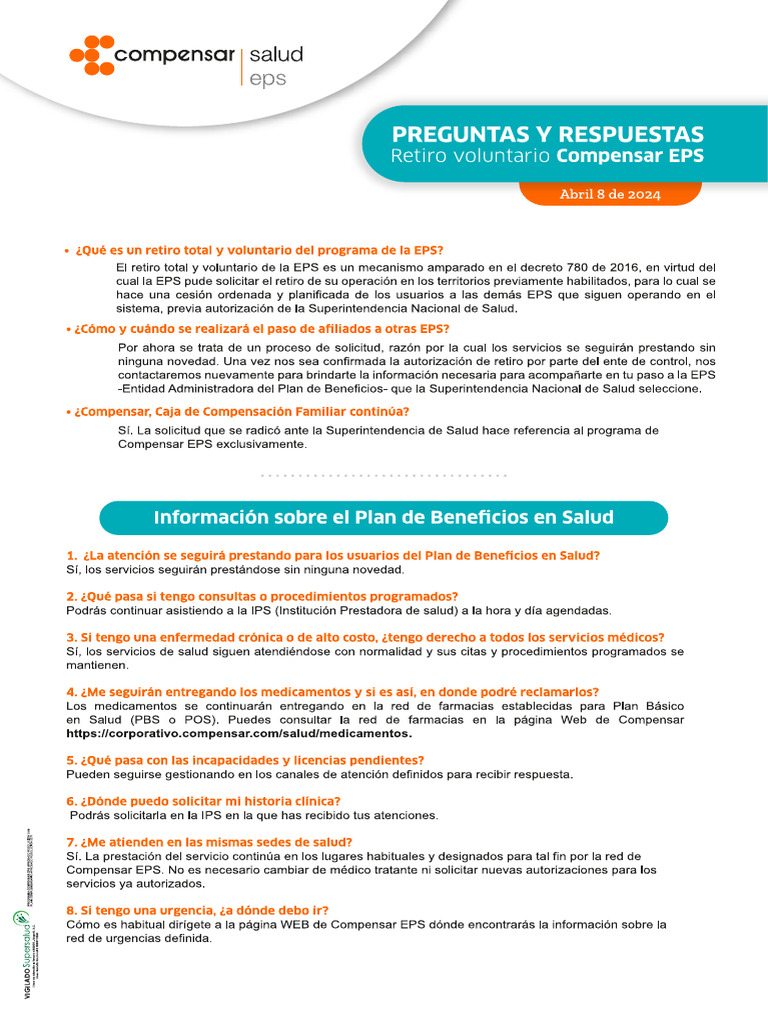 ABC Compensar Eps | PDF