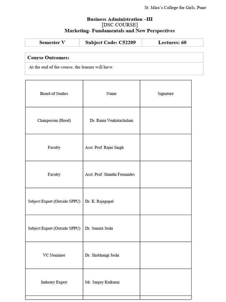 BCOM - TY COM - SYLLABUS - Business Administration-III - 2022 - 25 ...