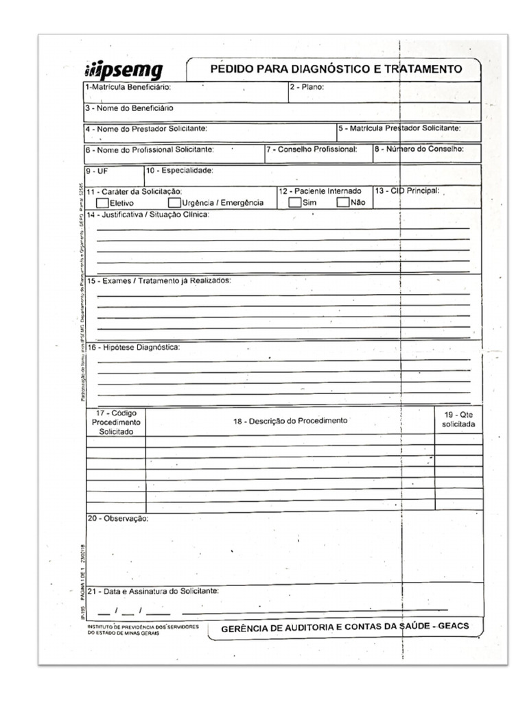 GUIA IPSEMG Scaner | PDF