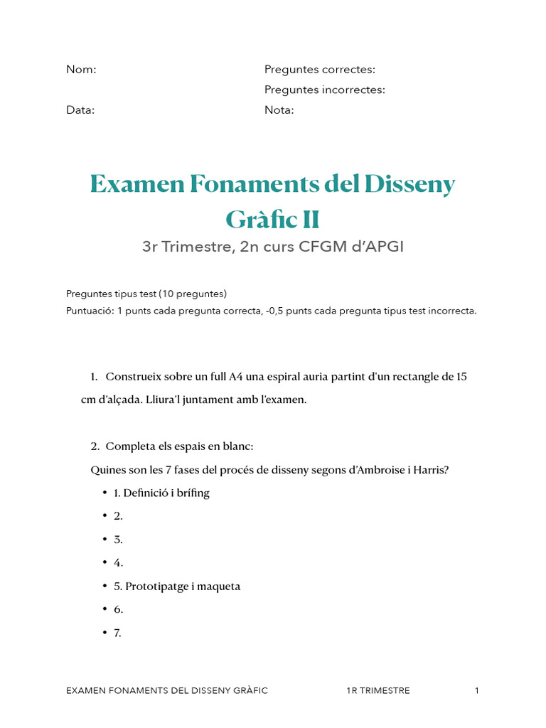 Examen Fonaments 3r Trimestre Pdf
