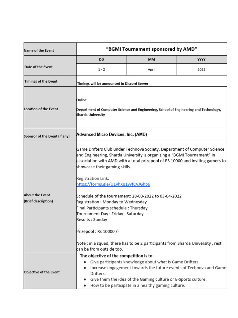 BGMI-Tournament-Sponsored-by-AMD 2 | PDF | Computing