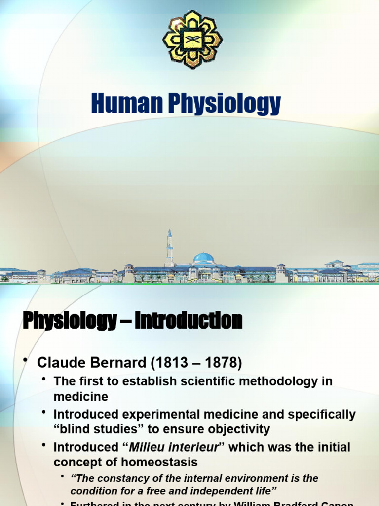 Human Physiology 1 | PDF | Lipid Bilayer | Cell Membrane