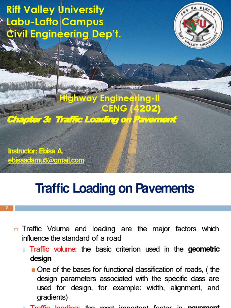 Chapter 3-Traffic Loading c | PDF | Stress (Mechanics) | Road Surface