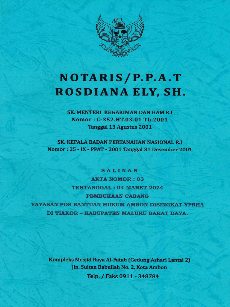Akta Notaris 03 | PDF