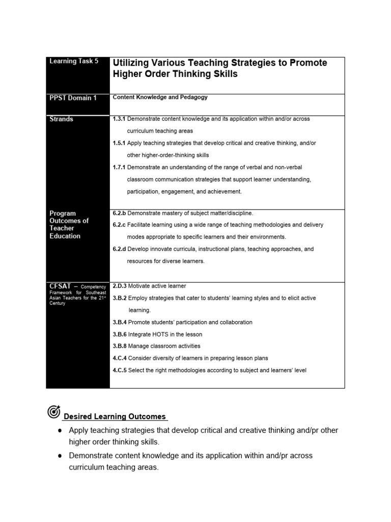 WORKSHEET 5 | PDF | Learning | Communication