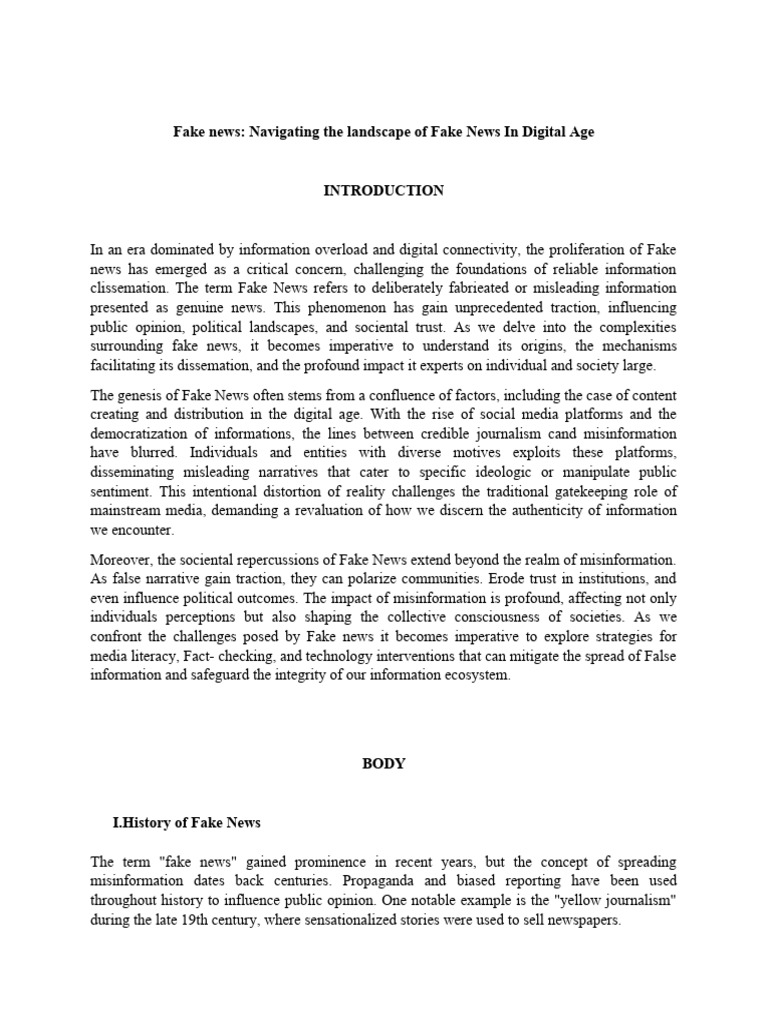 Fake News Research | PDF | Social Media | Popular Culture & Media Studies